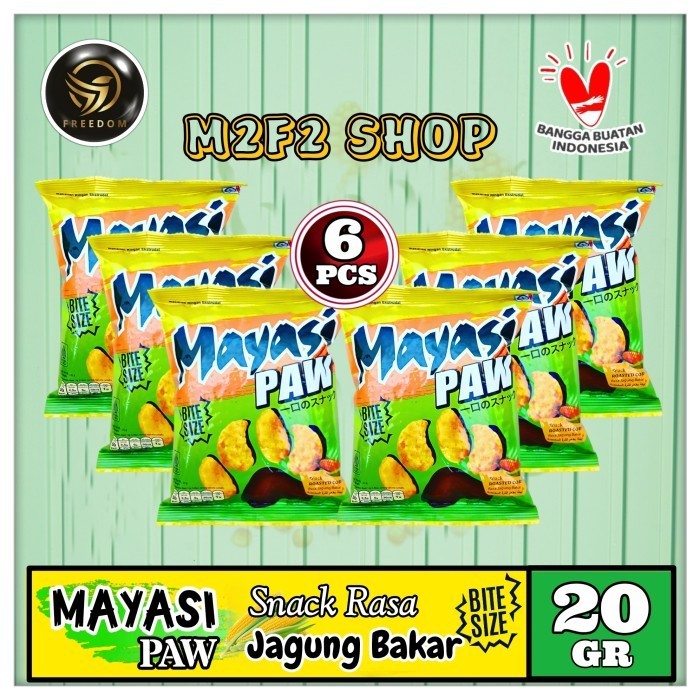 Jual Snack Mayasi PAW Bite Size Roasted Corn Flavor | Camilan Rasa ...