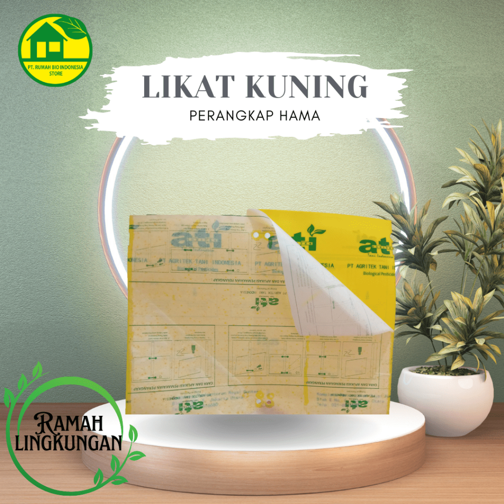 Jual Perangkap Hama Likat Kuning per Lembar 2 Sisi Rekat | Shopee Indonesia