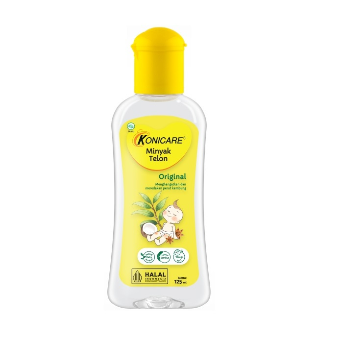 Jual KONICARE MINYAK TELON 125 ML untuk menghangatkan tubuh bayi ...