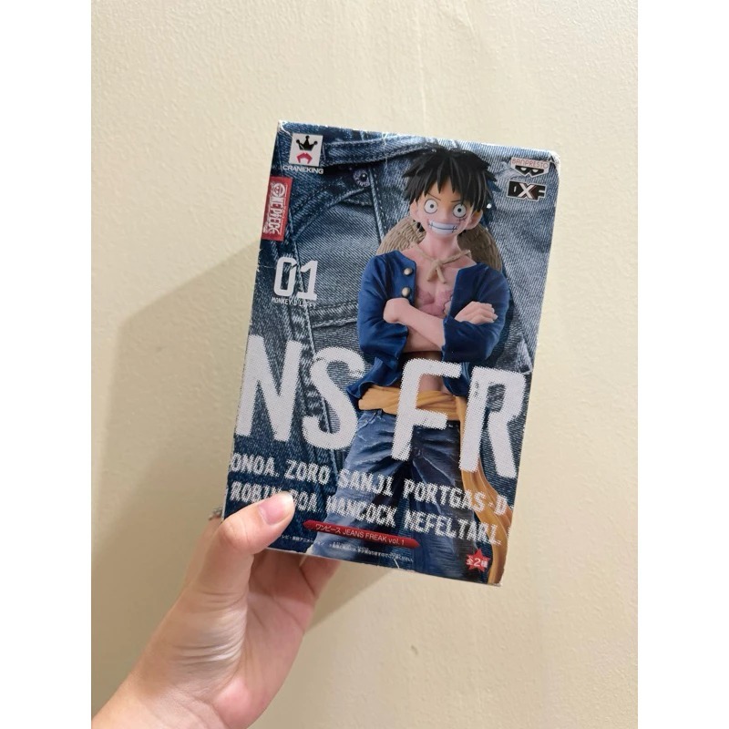 Jual Banpresto CraneKing One Piece Jeans Freak Monkey D Luffy | Shopee ...