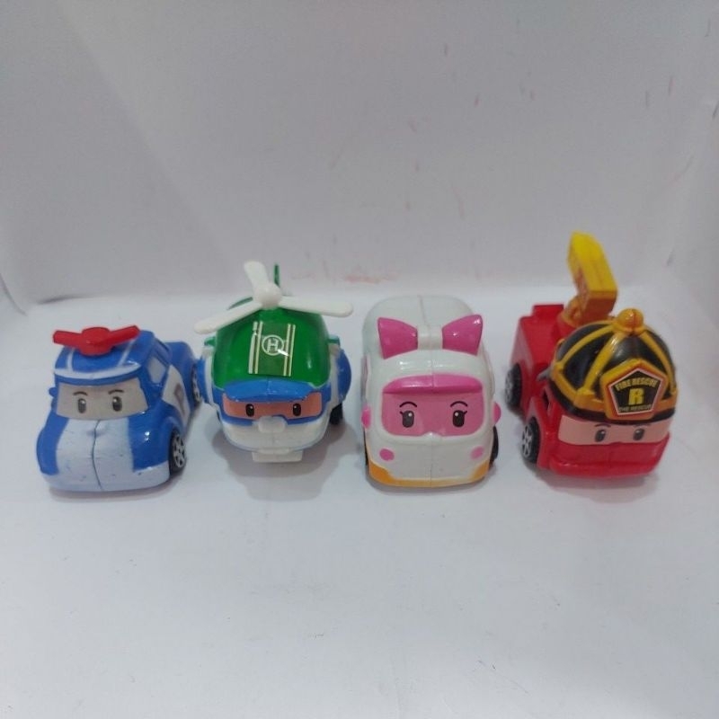 Jual MOBIL MAINAN ANAK ANAK MOBIL 4 WARNA ROBOCAR POLI MOBIL ISI 4 ...