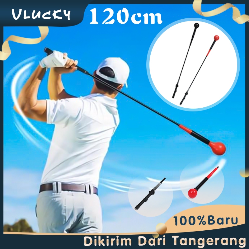Jual Flexible Golf Swing Trainer 48Inch Golf Swing Training Stick Alat ...