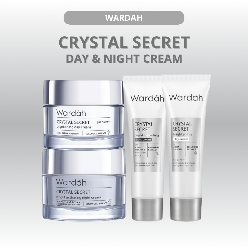 Jual WARDAH Crystal Secret Day & Night Cream 30GR 15ML | Shopee Indonesia
