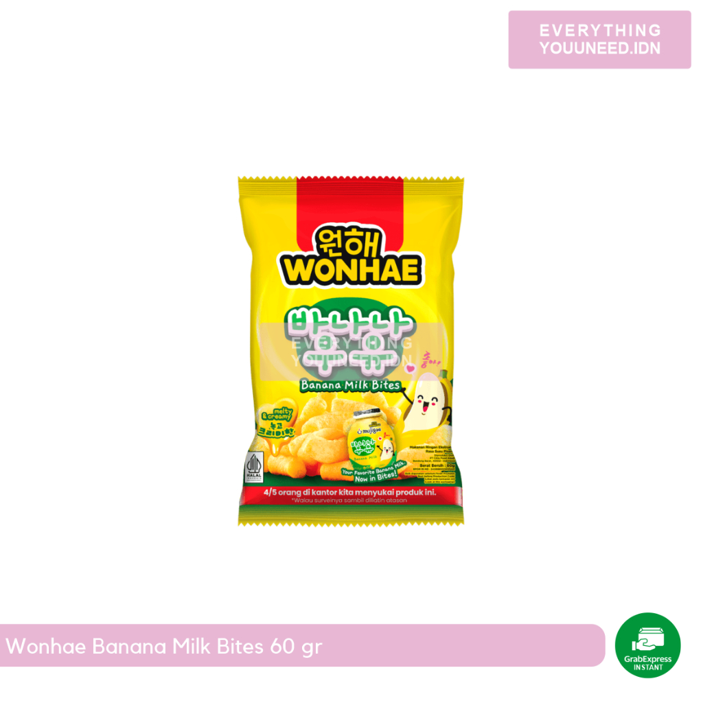 Jual Wonhae Banana Milk Bites 60 gr | Shopee Indonesia