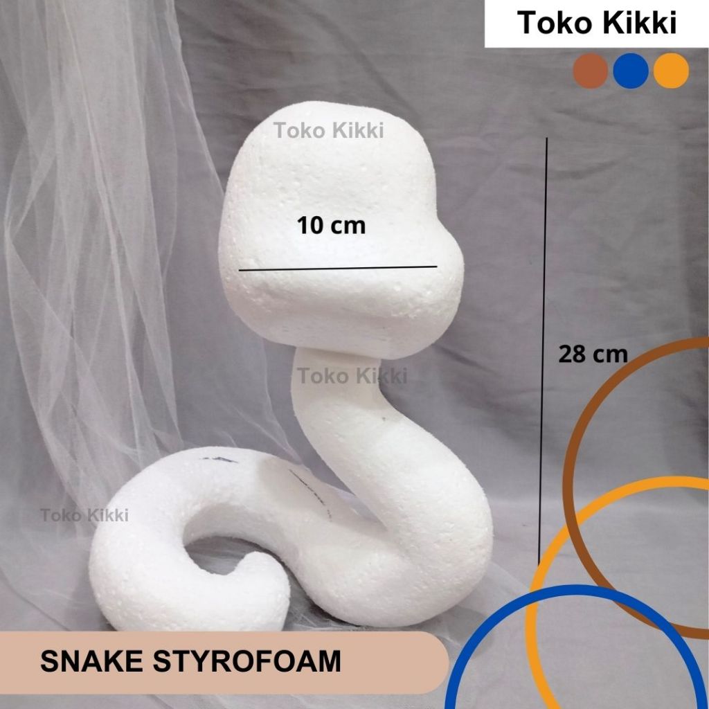Jual Dummy Boneka Full Set Snake Gabus Styrofoam ( Cocok Untuk Kue ...