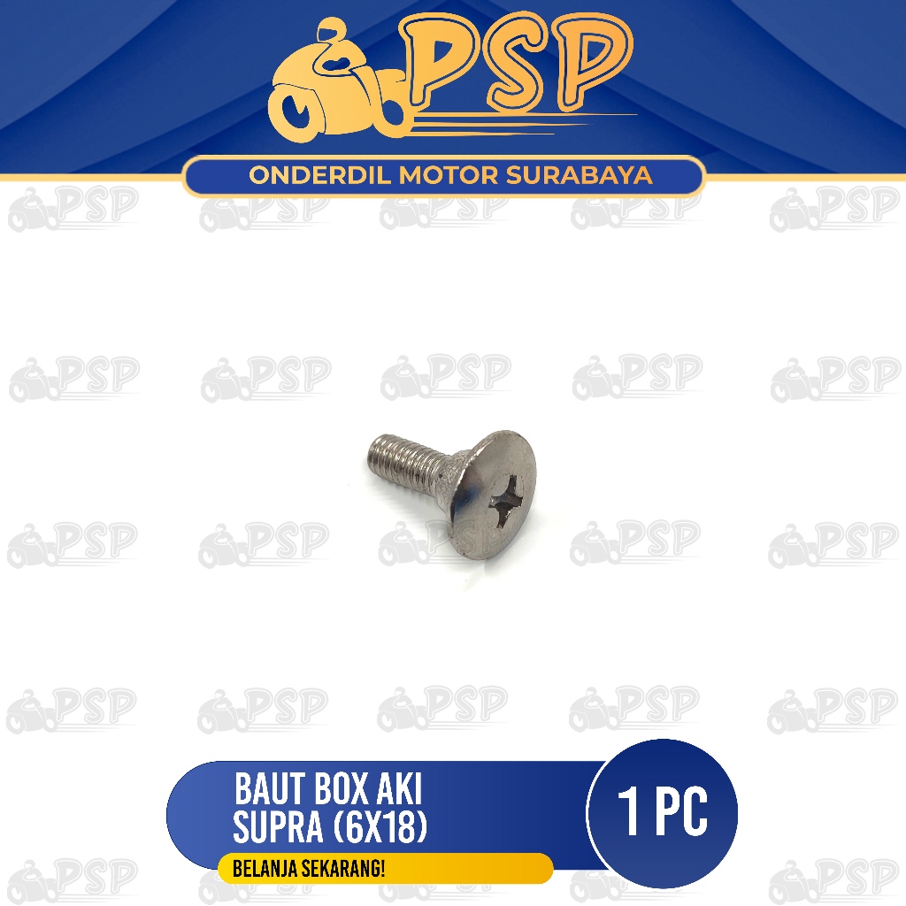 Jual Baut Box Aki Supra 6 x 18 (Harga Per 1 PCS) - Baud Kempol Payung ...