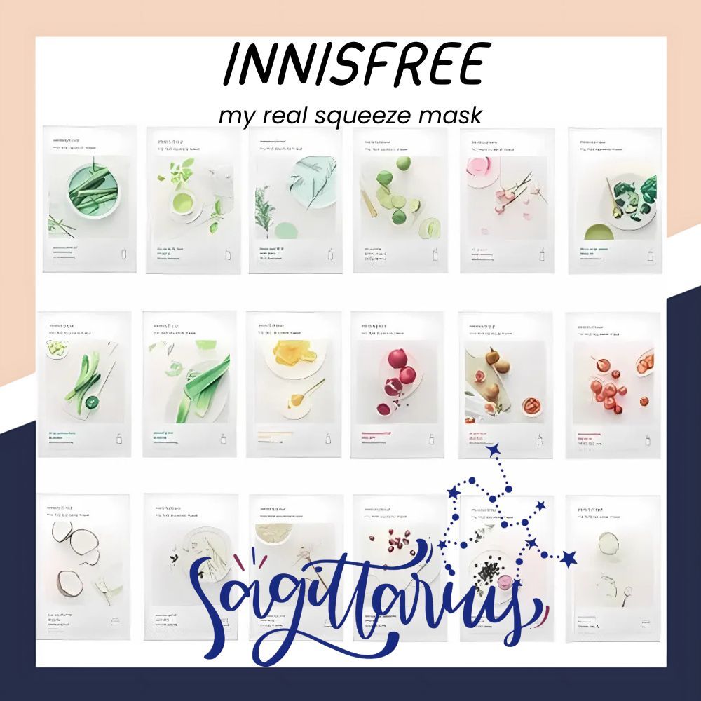 Jual [SUPER BRAND SALES] INNISFREE Masker Wajah Muka My Real Squeeze Mask Sheet Face 18 Type ...