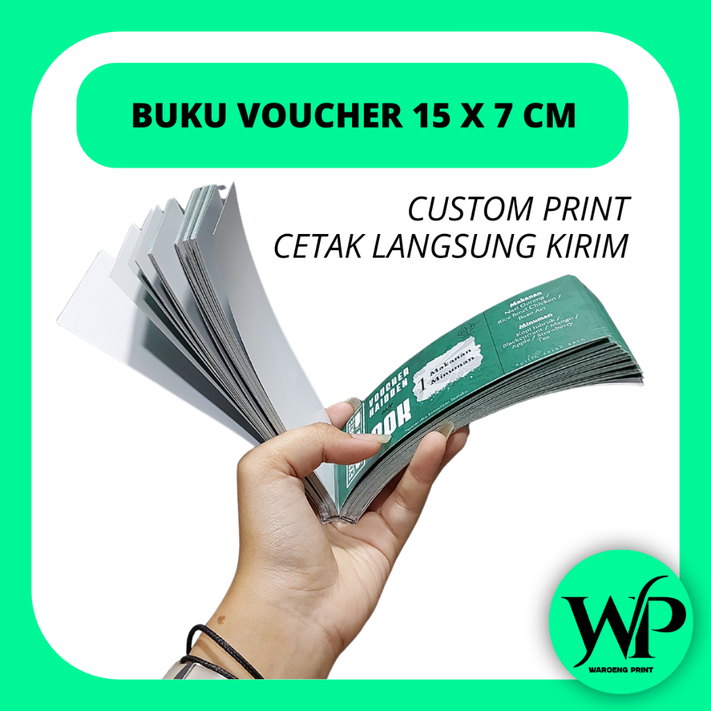 Jual Cetak Kupon 1 Sisi Ukuran 15x7 cm – Praktis untuk Promo, Undian ...