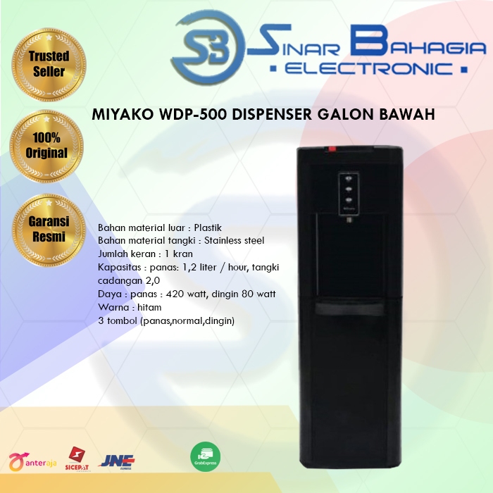 Jual MIYAKO WDP-500 DISPENSER GALON BAWAH (NEW) (KHUSUS BANDUNG ...