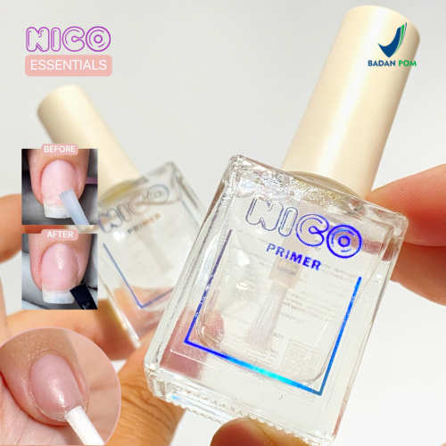 Jual [MUST HAVE!!] NICO Nail Primer | Kutek Gel BPOM Vegan Non Toxic Manicure Pedicure | Shopee ...