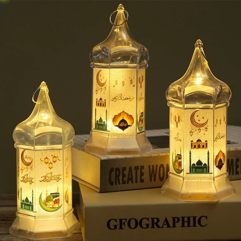 Jual Lampu Dekorasi Ramadan Idul Fitri Lampu LED Lentera Akrilik ...