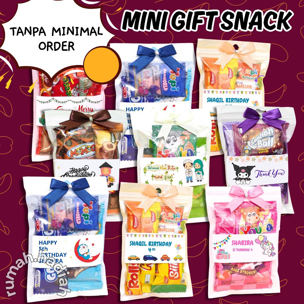 Jual Mini gift snack TERMURAH freebie mini snack mini hampers MINIMAL ...