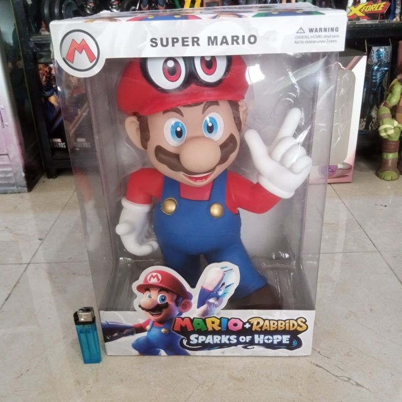 Jual vynil jumbo super mario bros 40cm 40 cm besar big size not shf ...