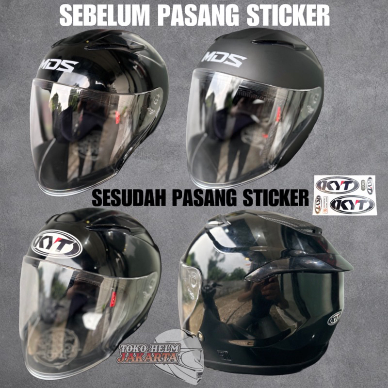 Jual Sticker kyt buat helm mds voltus sesuai gambar | Shopee Indonesia