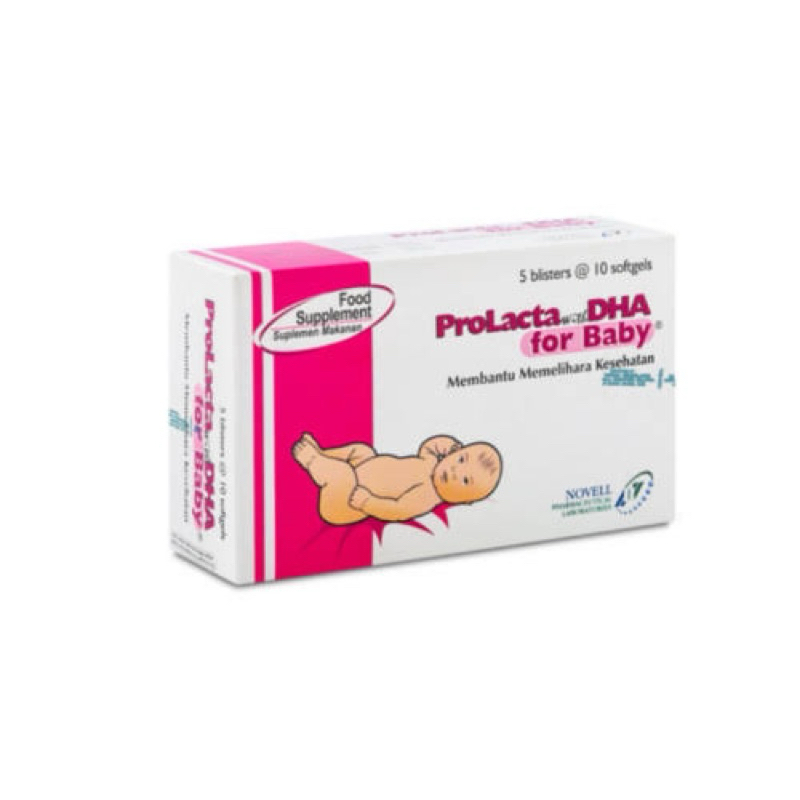 Jual PROLACTA With DHA for Baby 10 Softgels | Shopee Indonesia