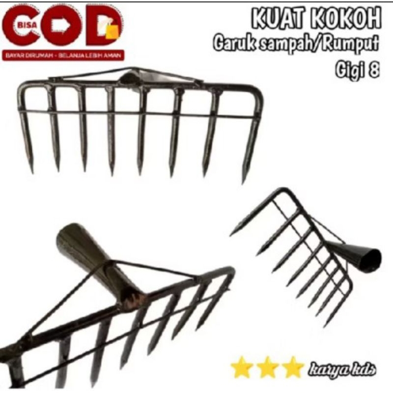 Jual Alat Garuk Sampah Garuk Rumput Garuk Tanah Serbaguna | Shopee ...