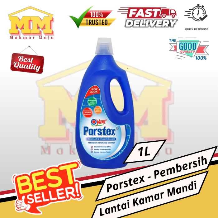 Jual Yuri Porstex 1000ml - Pembersih Lantai & Kamar Mandi | Shopee ...