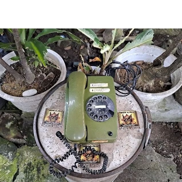 Jual telepon putar jadul lawas ORIGINAL telephone putar antik kuno ...