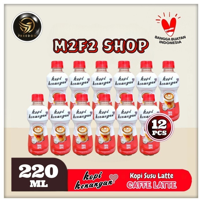 Jual Kopi Kenangan Caffee Latte Coffee Milk | Kopi Susu Pet - 220 ml (Kemasan 12 Pcs) | Shopee ...