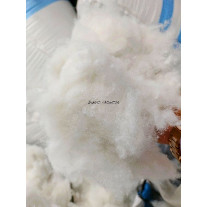 Jual Kapas Dakron Polyester Putih 1kg I 1000g | Shopee Indonesia