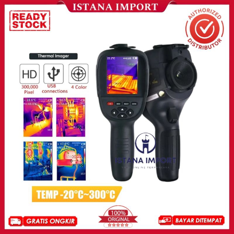 Jual Thermal Camera HTI HT-19 Imager Infrared Thermometer HT19 IR Gun ...