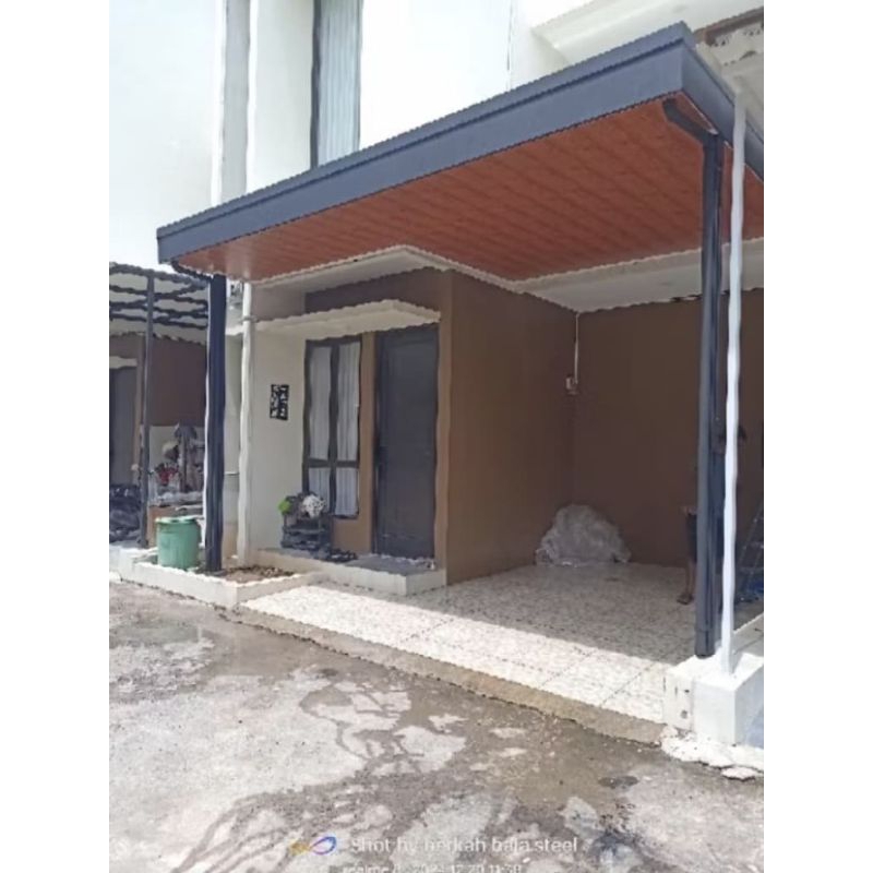 Jual pasang kanopy baja ringan berikut pvc | Shopee Indonesia