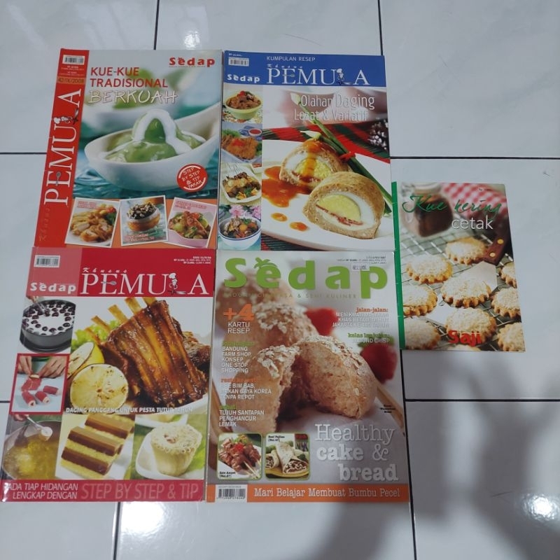 Jual Aneka Buku Resep Kue Tradisional Olahan Daging Panggang BBQ Roti ...