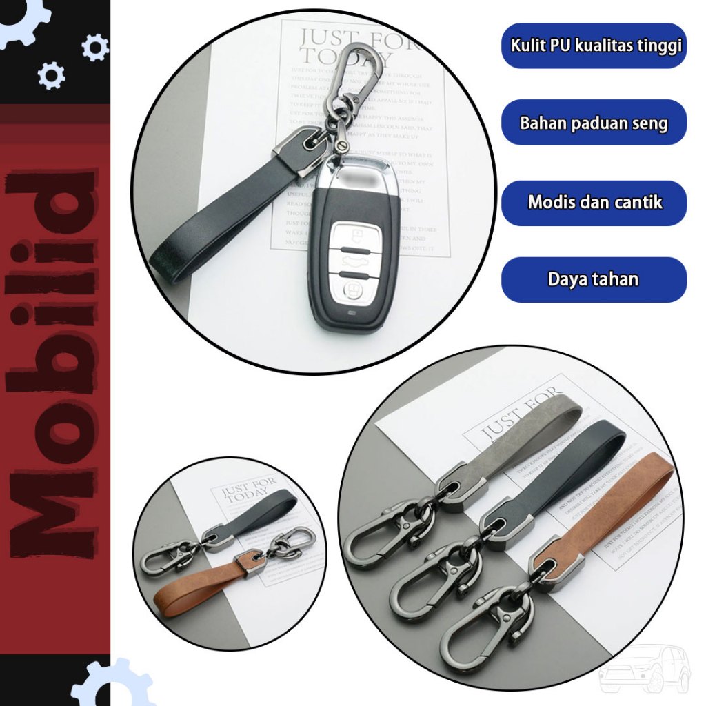 Jual Gantungan Kunci Mobil Motor Anti Hilang Premium Key Chain Awet ...