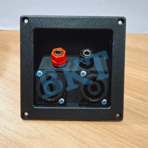 Jual TERMINAL BOX SPEAKER BIDING & 2 SOKET SPIKON (TERMINAL 2 IN 1 ...
