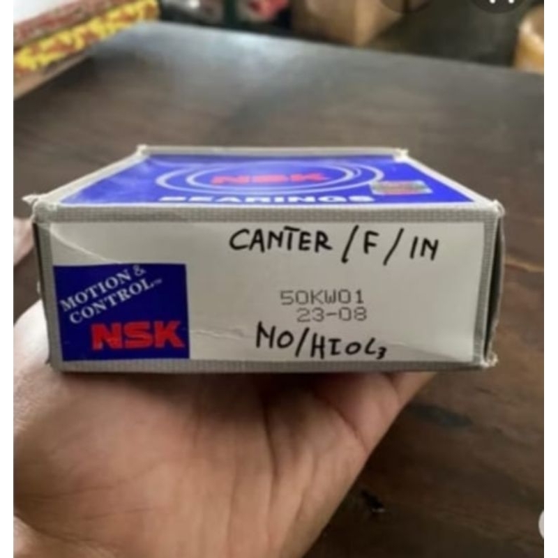 Jual LAKER 50KW01/BEARING RODA DEPAN DALAM PS120/CANTER MERK NSK JAPAN ...