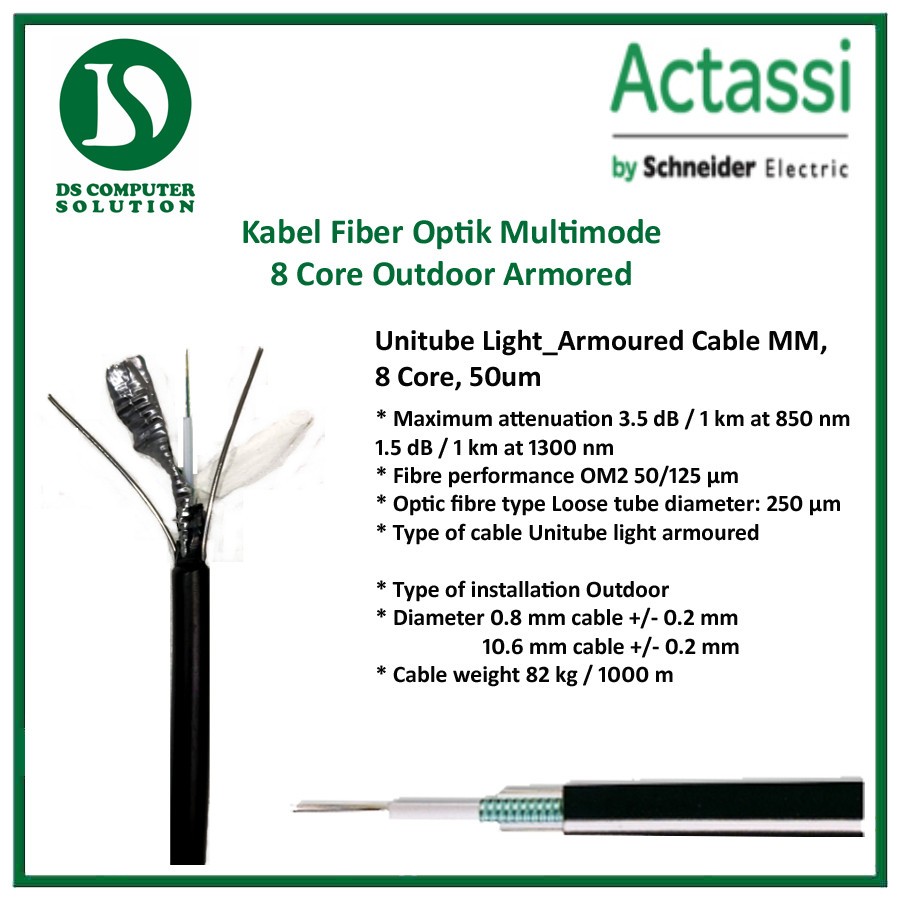 Jual Kabel Fiber Optik Multimode 8 Core Outdoor | Shopee Indonesia
