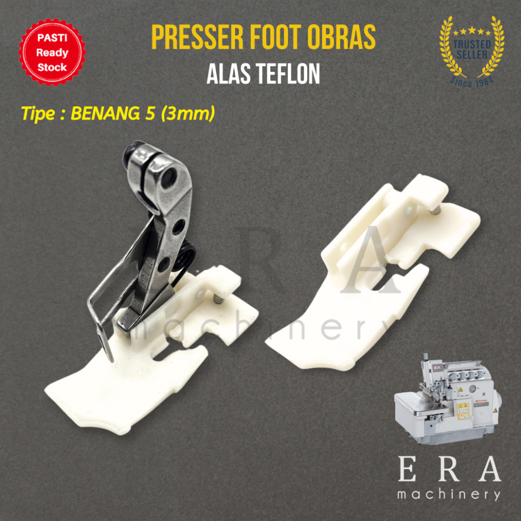 Jual P504 / 277118 Sepatu jahit OBRAS TEFLON / PLASTIK Benang 5 siruba ...