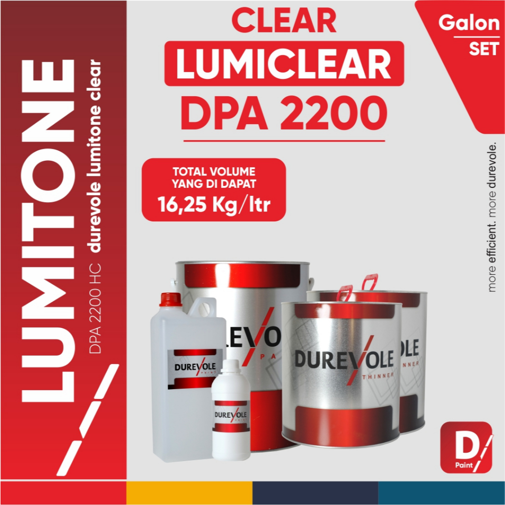 Jual DPA 2200 - DUREVOLE PU LUMITONE CLEAR | Shopee Indonesia