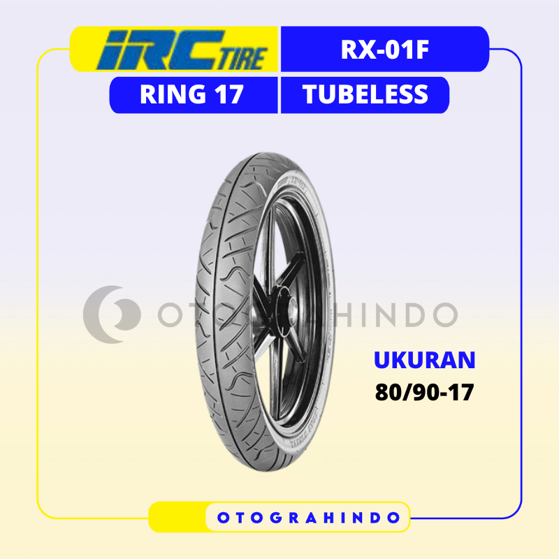 Jual BAN LUAR SEPEDA MOTOR IRC RX-01 F UKURAN 80/90-17 RING 17 TUBELESS BAN MOTOR BEBEK | Shopee ...