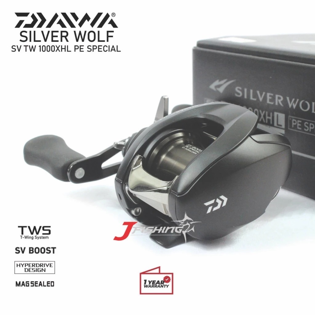 Jual Reel BC DAIWA SILVER WOLF SVTW 1000XHL PE SPECIAL | Handle Kiri | Garansi Resmi | Shopee ...