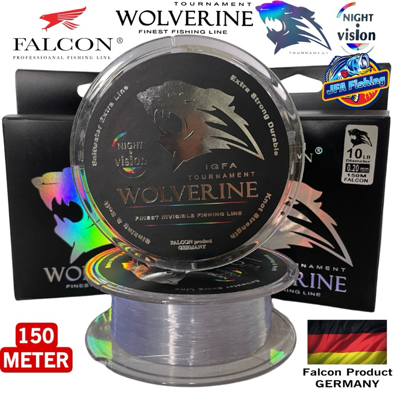 Jual Senar Tali Pancing Falcon WOLVERINE 150Meter | Shopee Indonesia