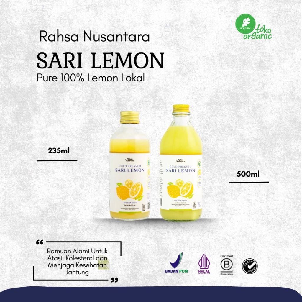 Jual Rahsa Nusantara Sari Lemon | Premium Juice Lemon Murni Lokal ...
