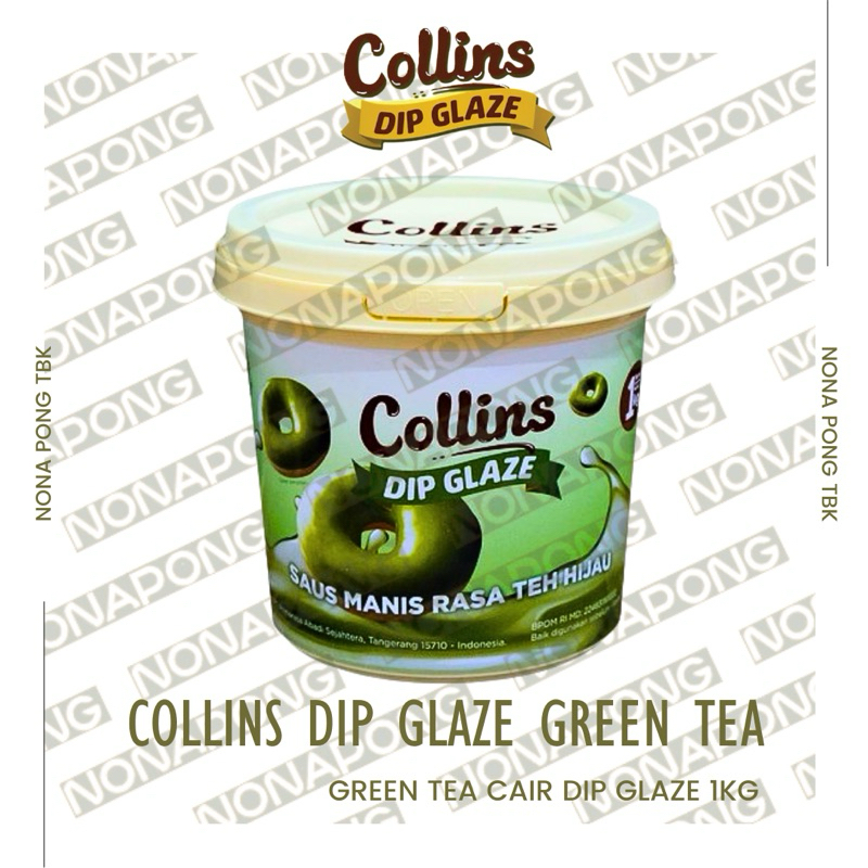 Jual Glaze | Dip Glaze | Greentea Glaze | Saus Cair Greentea | Collins ...
