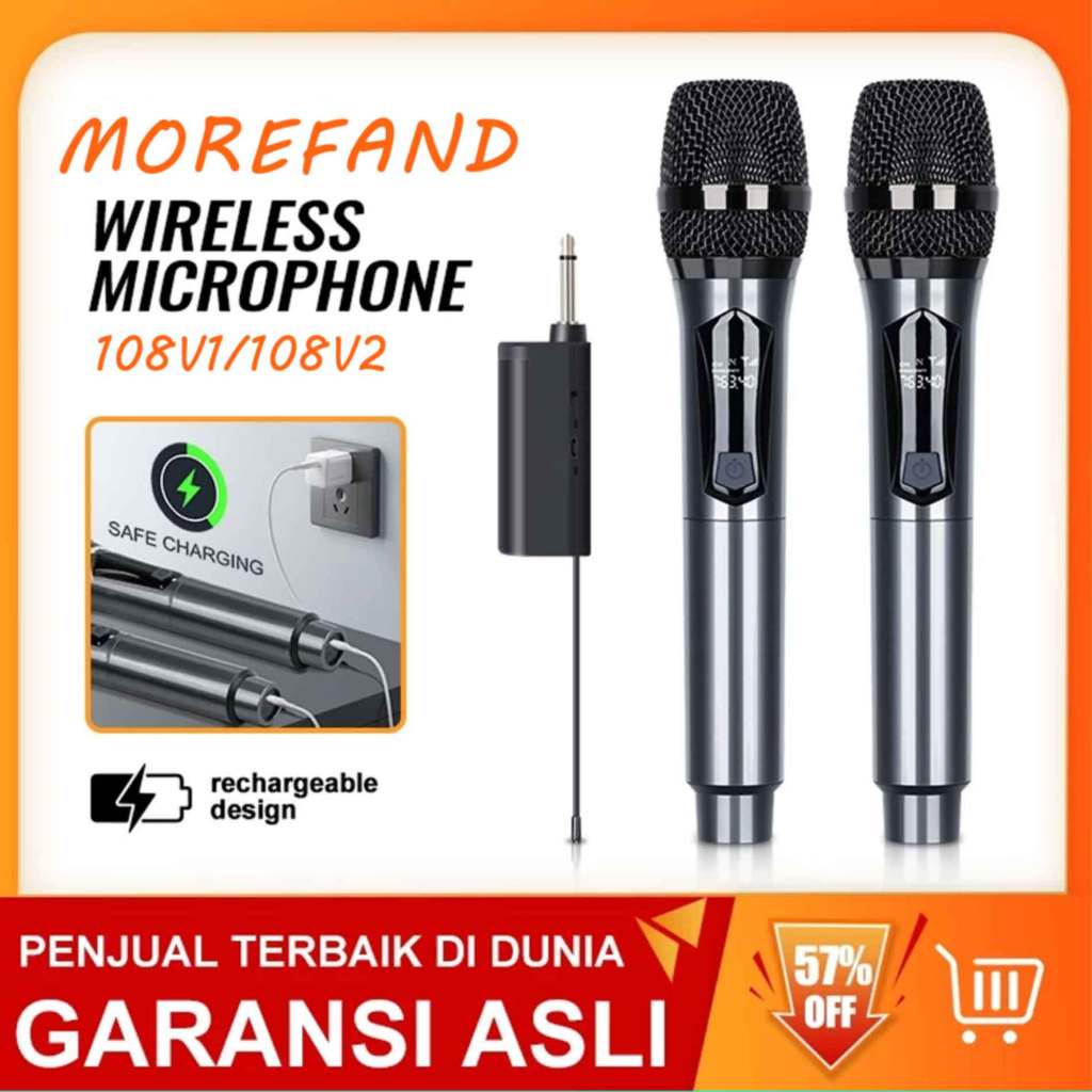 Jual Uhf microphone, wireless microphone, automatic balance of multiple ...
