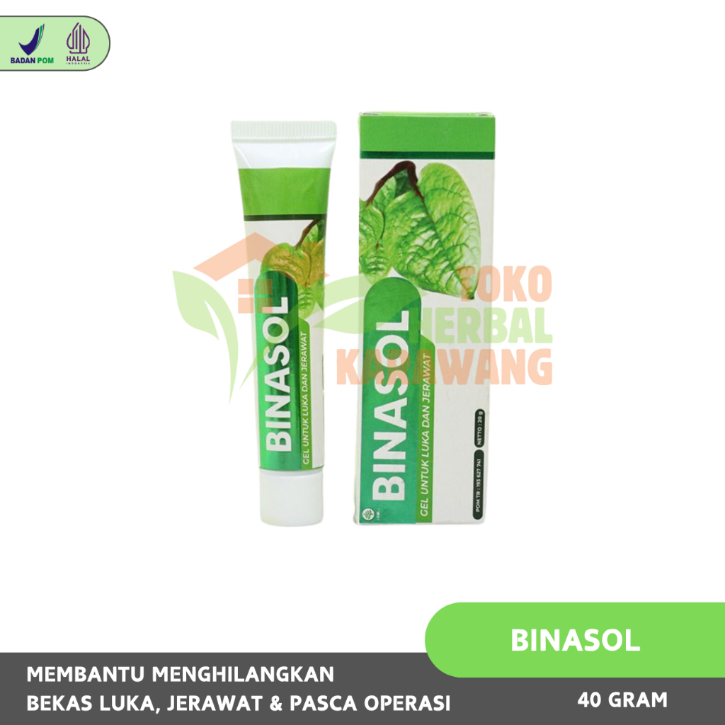 Jual BINASOL GEL UNTUK BERBAGAI MACAM LUKA ISI 40 GRAM | Shopee Indonesia