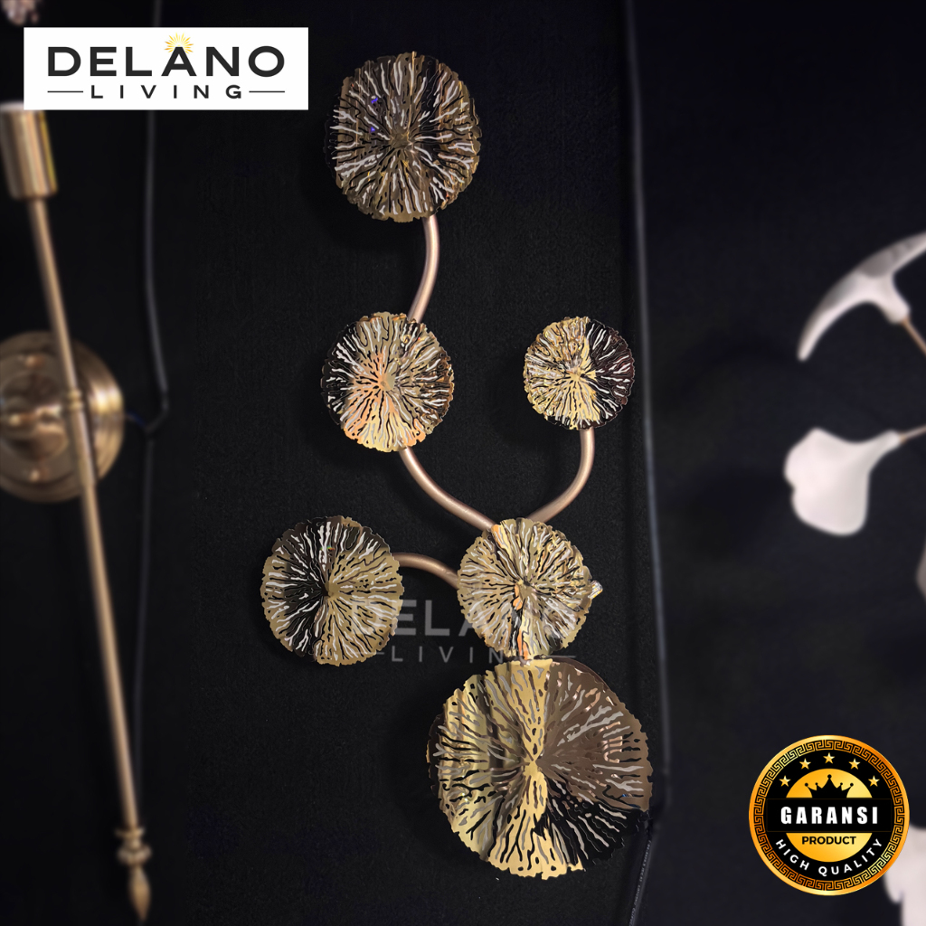 Jual Lampu Dinding LED Motif Flora Minimalis Modern Material Alumunium ...
