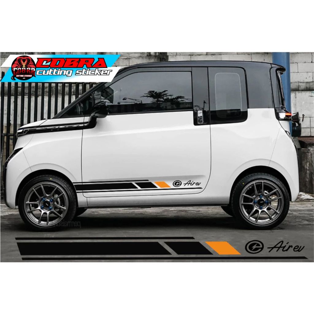 Jual STICKER STIKER MOBIL WULING AIR EV TERBARU STIKER LIST BODY WULING ...