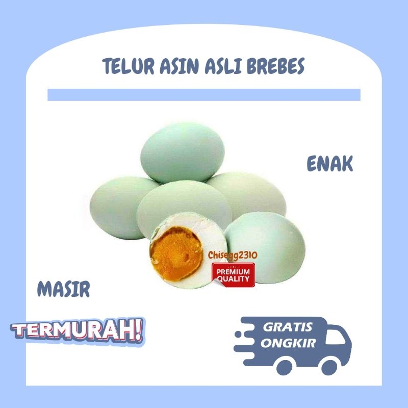 Jual TELUR ASIN KHAS BREBES SATU PAKET ISI 10 MASIR GURIH KHAS BREBES ...