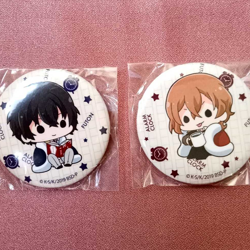 Jual BUNGOU STRAY DOGS Official Merch Pin Badge Dazai Osamu & Chuuya ...