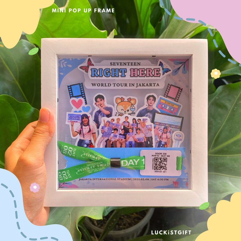 Jual (PRE-ORDER) Pop Up Frame "Kenangan Konser" 15x15 cm | Shopee Indonesia