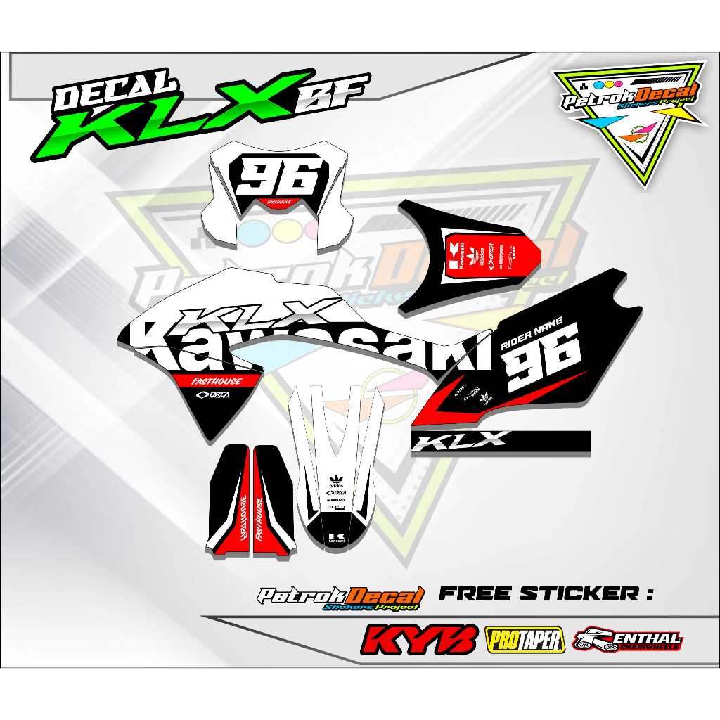 Jual DECAL STICKER KLX 150 BF FULL BODY - DECAL KAWASAKI KLX 150 BF ...