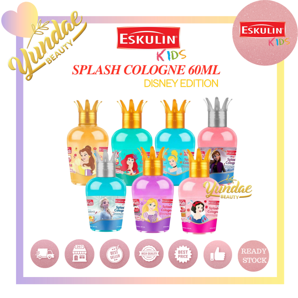 Jual ESKULIN Kids Splash Cologne edisi Disney PRINCESS 60ml | Shopee ...