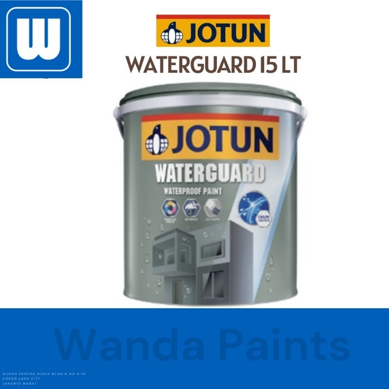 Jual JOTUN WATERGUARD / Cat Tembok Waterproof Anti Bocor (15 Liter ...