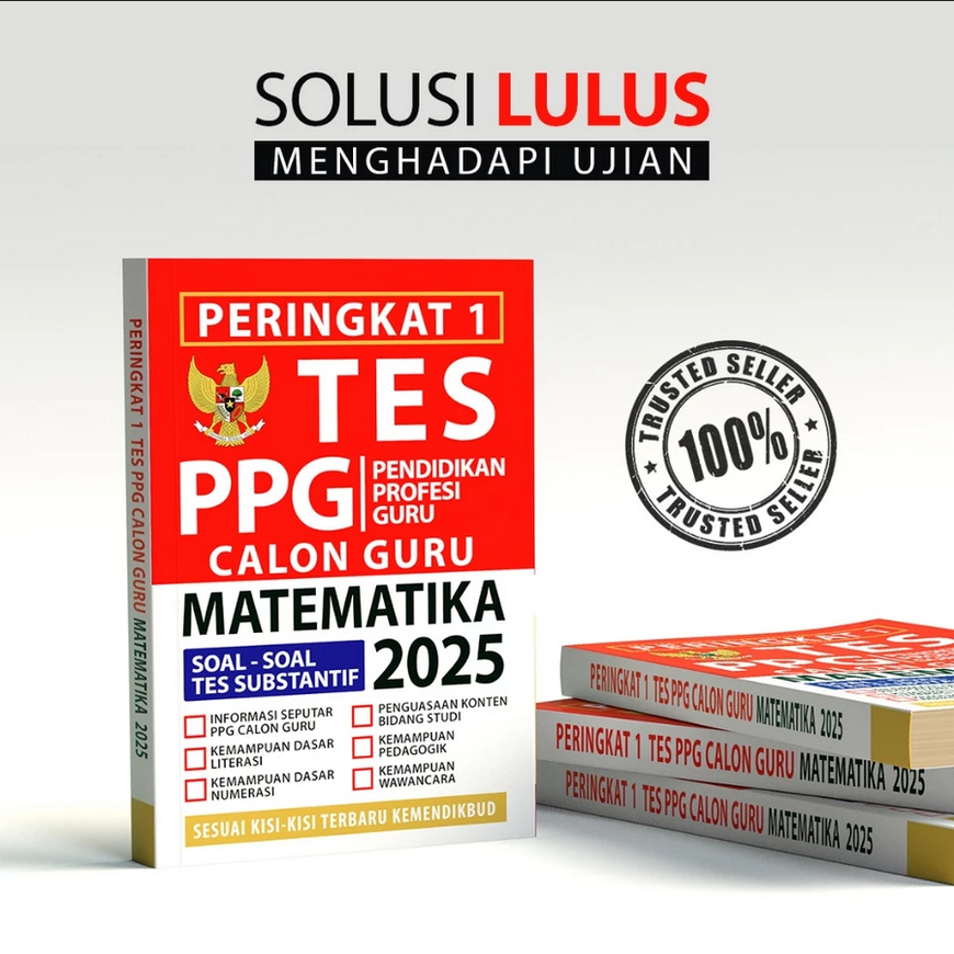 Jual Buku TES PPG CALON GURU MATEMATIKA 2025 | Shopee Indonesia