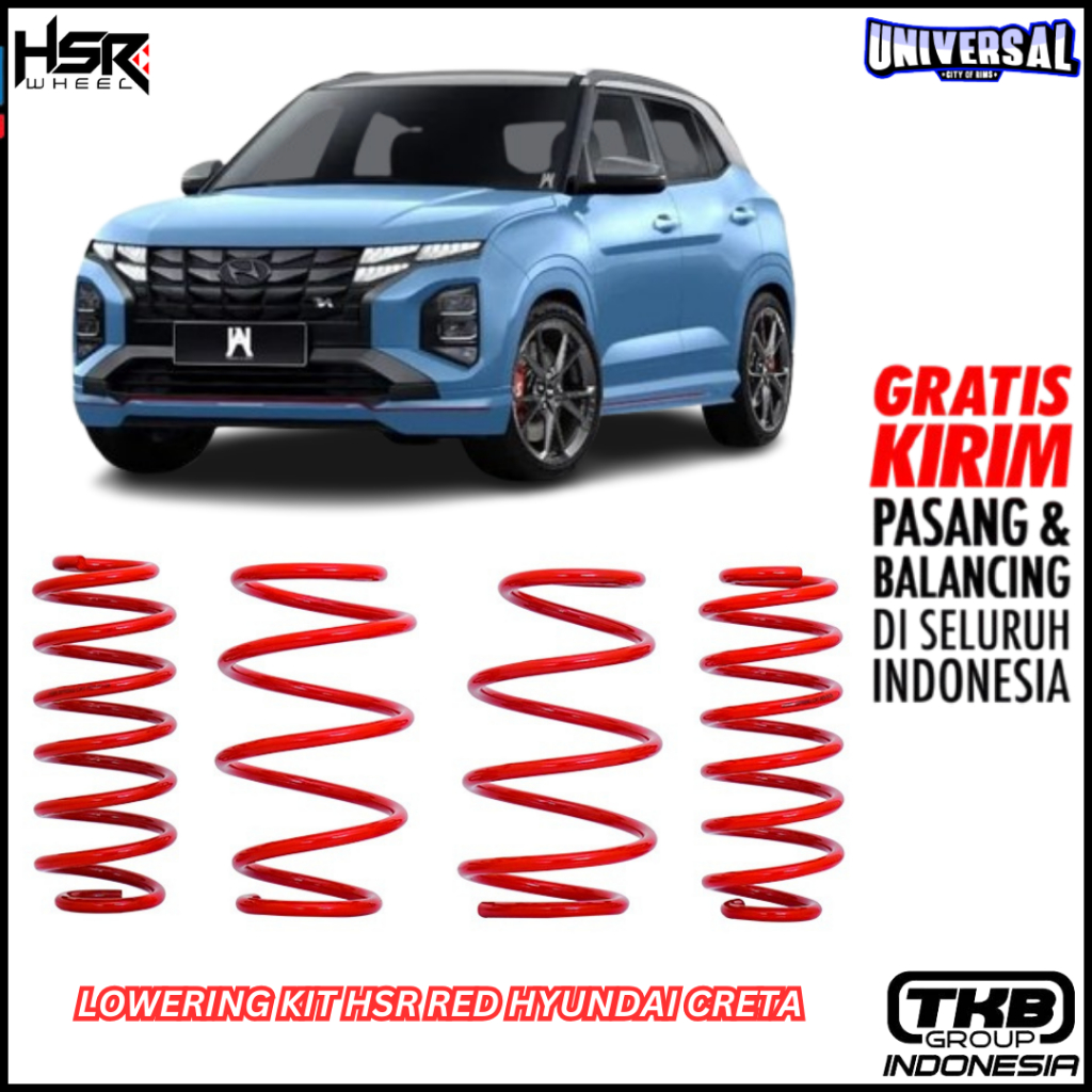 Jual LOWERING KIT HSR RED HYUNDAI CRETA | Shopee Indonesia